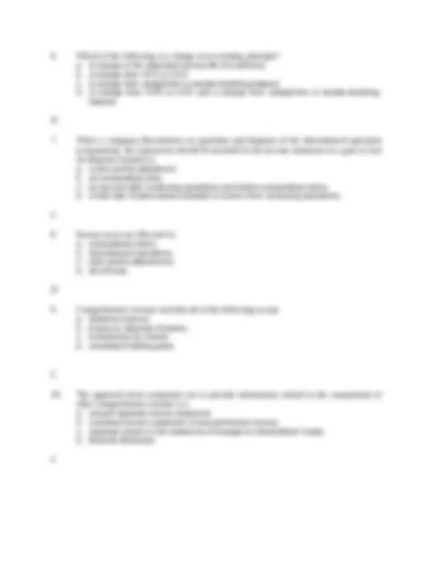 Quiz Questions on Income Statement and Comprehensive Income - Prof ...