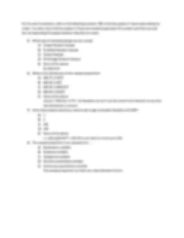 21 Problems on Probability Distribution - Examination 2 | STAT 201 | Exams Statistics | Docsity