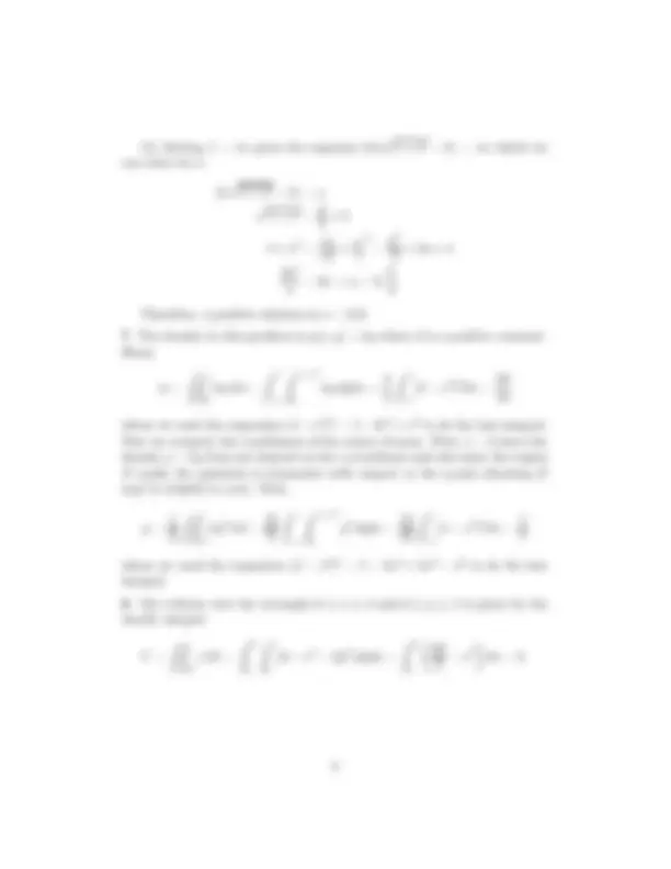 12 Solved Problems on Integration - Final Exam | MATH 307 | Exams Calculus | Docsity