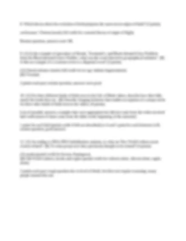 Exam 1 Questions - Ornithology | BIOL 4404 | Exams Zoology | Docsity