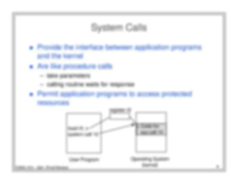 Introduction to Operating System - Lecture Slides | CMSC 412 | Study ...
