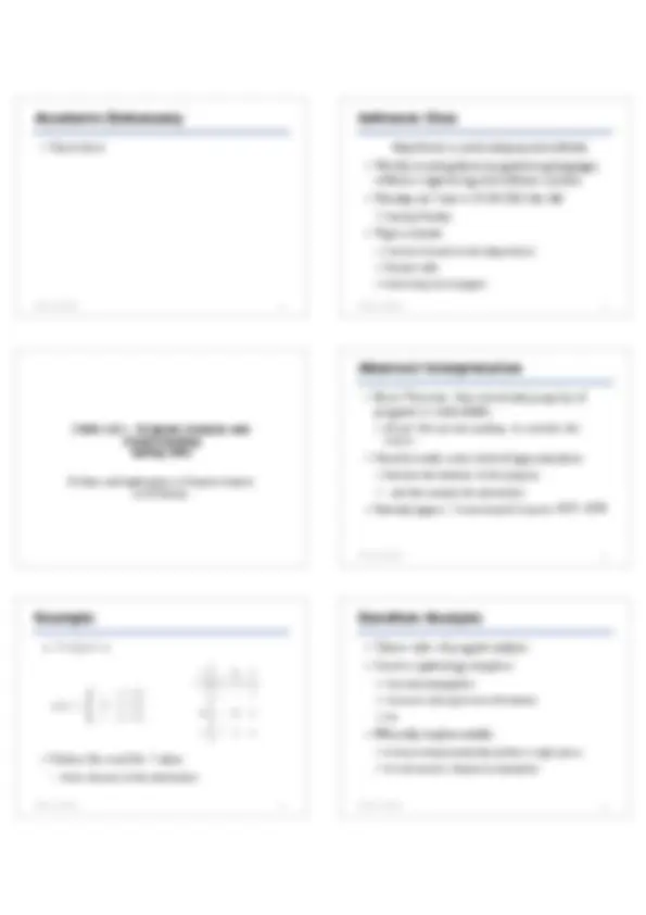 Analyzing and Understanding Software - Slide Notes | CMSC 631 | Study ...