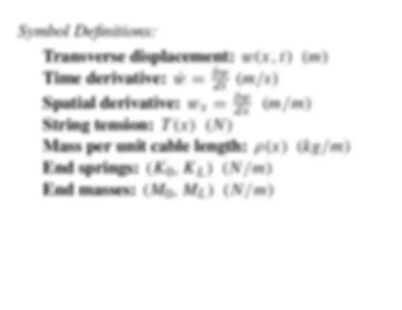 Hamilton's Principle for Vibrations of Cables with End Masses and End ...