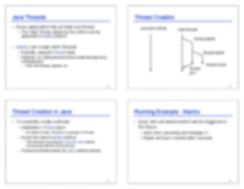 Java Threads On Language Based Techniques For Concurrent And Distributed Software Cmsc 838f