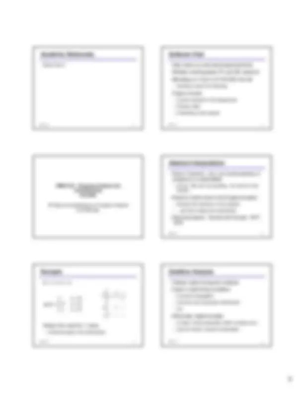 Slides on Analyzing and Understanding Software | CMSC 631 | Study notes ...
