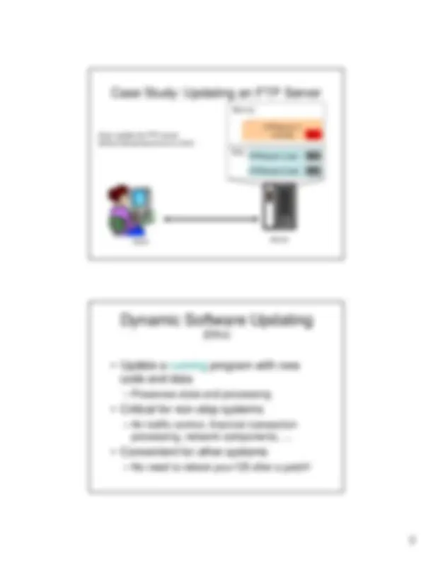 Dynamic Software Updating (DSU) for Non-Stop Systems - Prof. Michael W ...