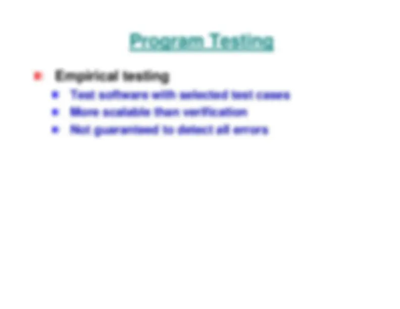 Object-Oriented Programming II: Program Testing at University of ... Object-Oriented Programming II: Program Testing at University of ...