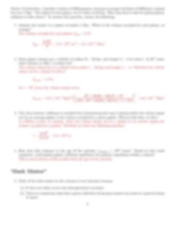 Introduction to Astrophysics II - Review for Test 2 with Answers | ASTR ...