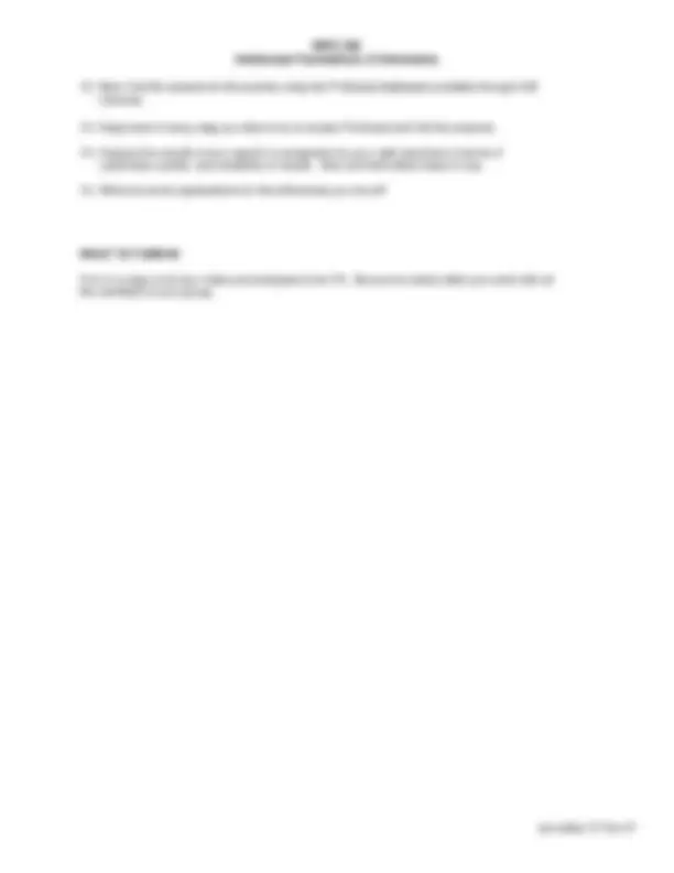 Lab 3: Exploring Search Engines and Database Sources | Lab Reports Information Technology | Docsity