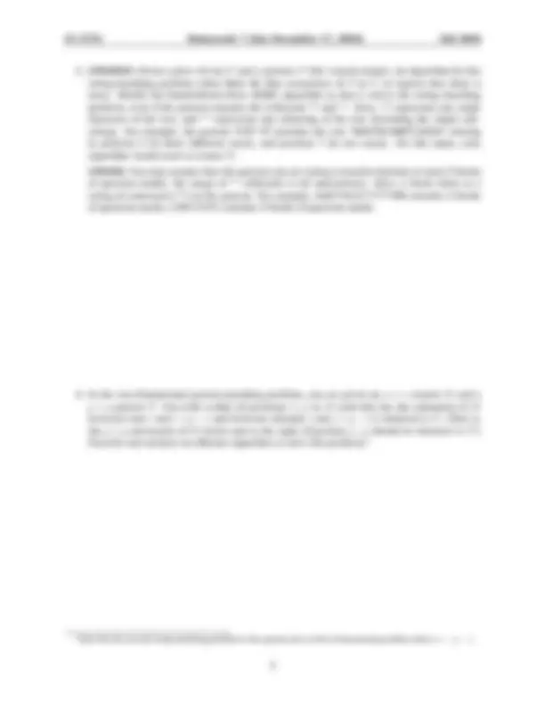 CS 473U: Algorithms Homework 6 and 7 | Assignments Algorithms and Programming | Docsity