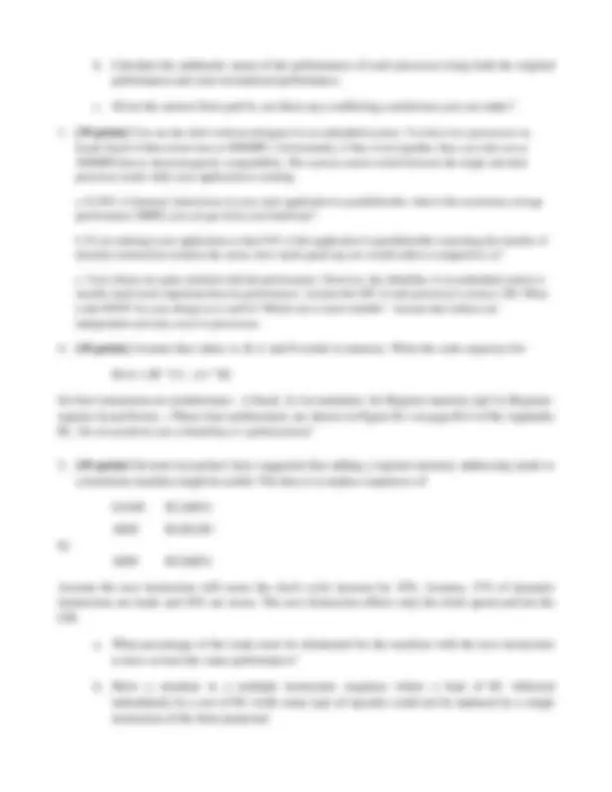 CDA 5155 Homework 1: Probability of Defect-free Cores and Processor ...