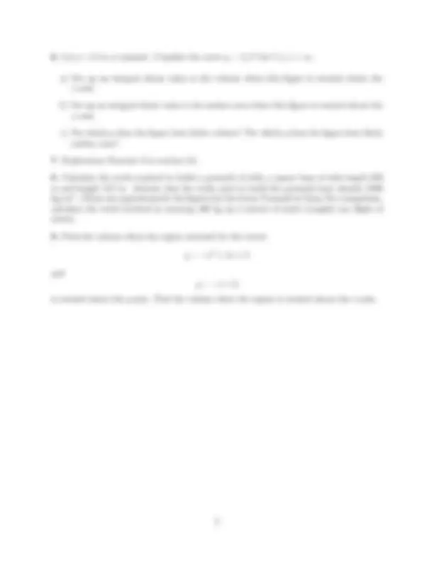 Practice Problems on Application of Integration - Calculus II | MATH ...