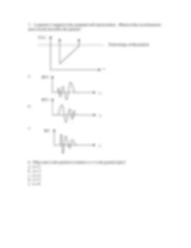 30 Questions with Answers on Quantum Physics - Midterm Examination | PHYS 214 | Exams Quantum ...