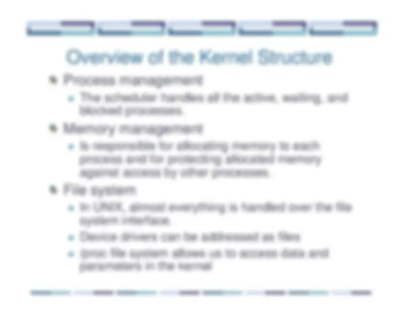 Linux Kernel Structure: An Overview by Jennifer Hou | Study notes ...