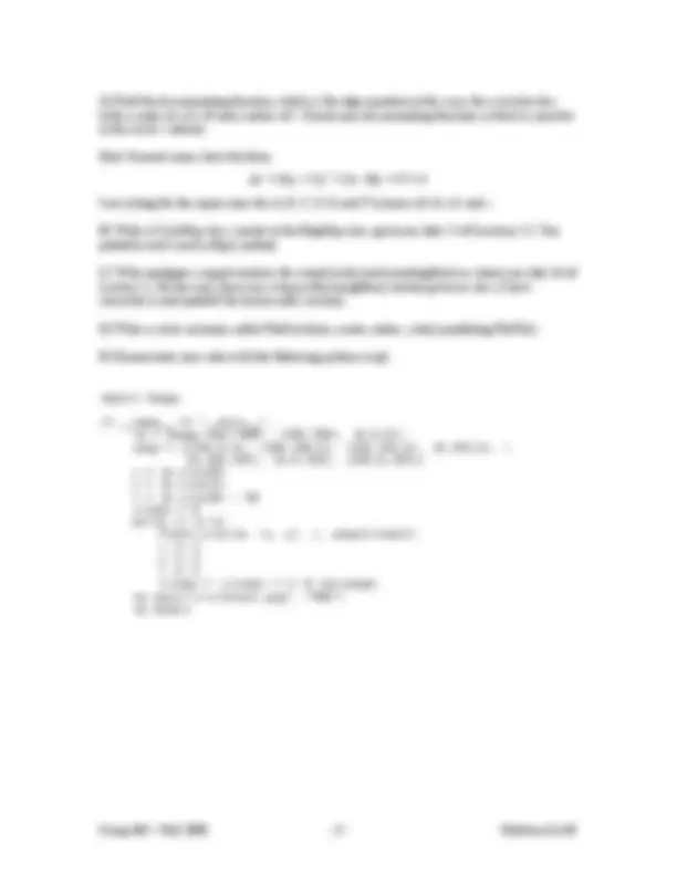 Comp 665 - Fall 2008 Problem Set 1: Self Duals, Quadratic Reconstruction, Image & Circle R ...