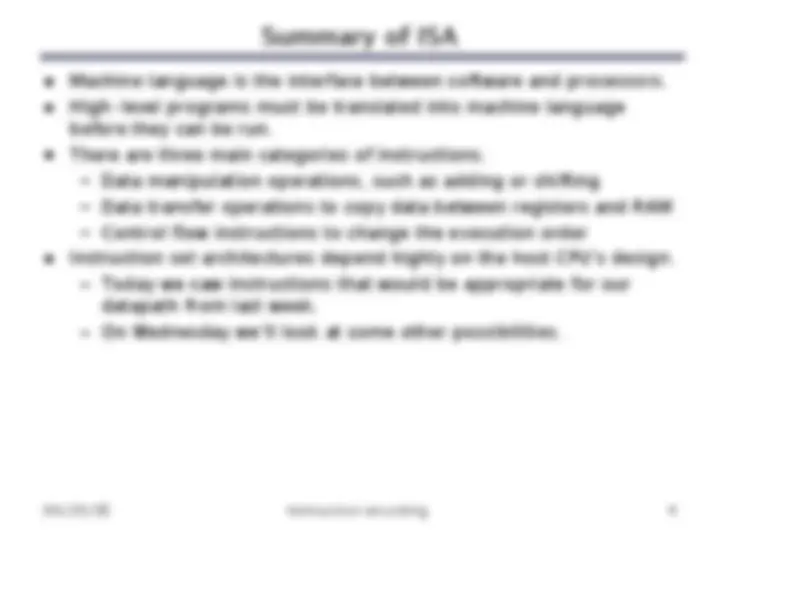 Instruction Encoding: Representing Assembly Instructions in Binary Format | Exams Computer ...