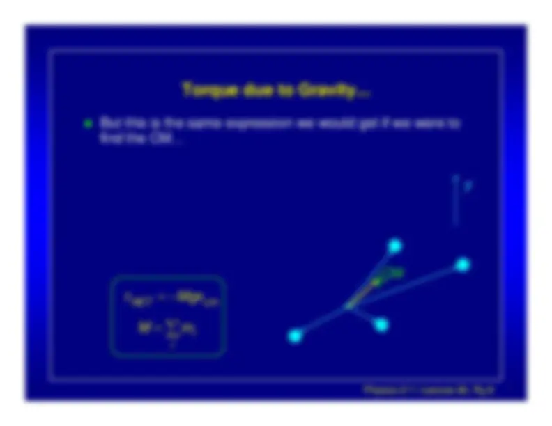 Physics 211: Lecture 20 - Torque due to Gravity and Statics | Study ...