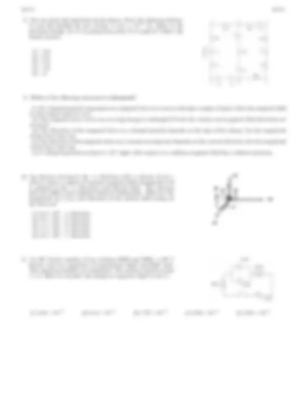 Practice Examination 2 - Physics 2 | PHY 2054 | Exams Physics | Docsity