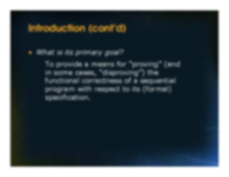 Axiomatic Verification I: Understanding Functional Correctness of Sequential Programs - Pr ...