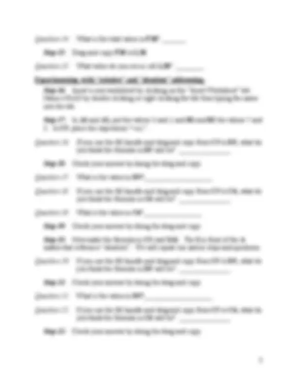 Excel Laboratory: Entering Numbers and Formulas in Week 8 - Prof. Mr ...