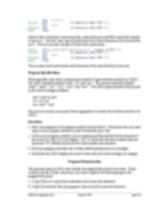 ECEN 3213 Spring 2005 Lab 5: Understanding I/O Ports on the 6811 Microcontroller | Lab Reports ...