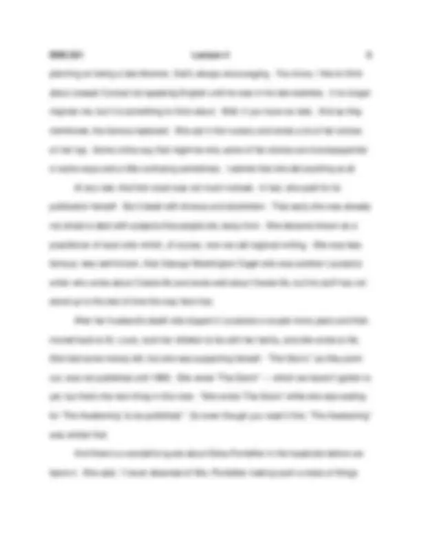 Rediscovering Kate Chopin: A Feminist Perspective on Her Life and ...