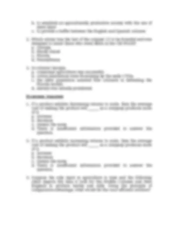 Colonial Economic Activities: Industries and Agriculture | Assignments ...