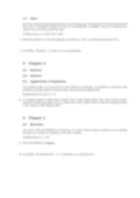 Final Exam Review Packet - College Algebra | MATH 111 | Exams Algebra ...