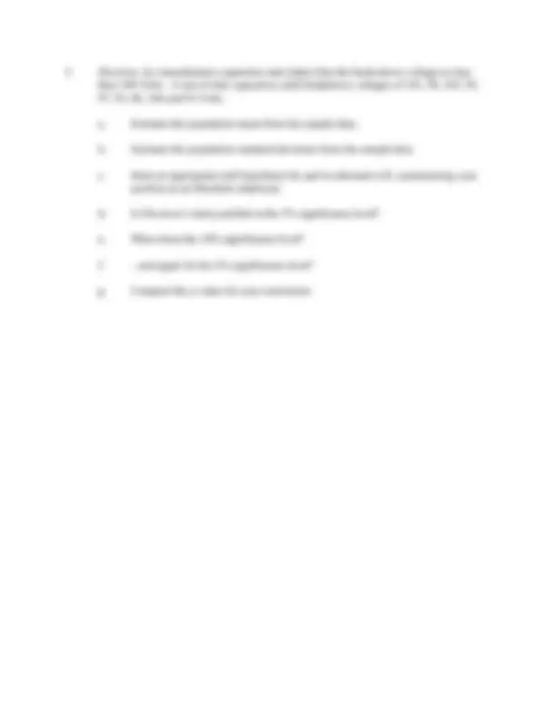 5 Problems on the Definition of Sample Means - Assignment 8 | ECE 3800 | Assignments Electrical ...