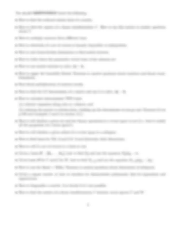 Summary of Big Ideas - Matrices and Linear Algebra - Study Guides ...