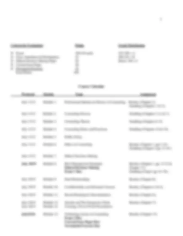 Introductory Course, Syllabus for Professional Orientation | CSD 5510 ...