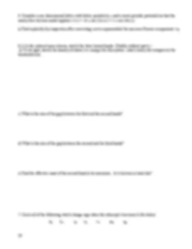 Final Exam for Solid State Physics: Survey | PHYS 731 | Exams Physics | Docsity