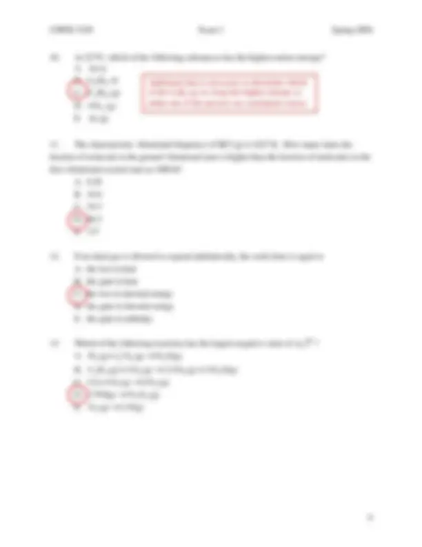 25 Questions with Answer Exam 1 - Physical Chemistry | CHEM 3520 ...
