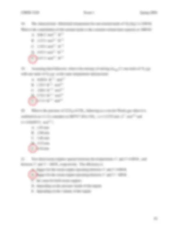 25 Questions with Answer Exam 1 - Physical Chemistry | CHEM 3520 ...