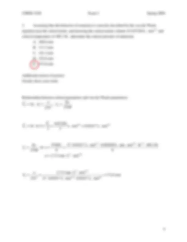 25 Questions with Answer Exam 1 - Physical Chemistry | CHEM 3520 ...