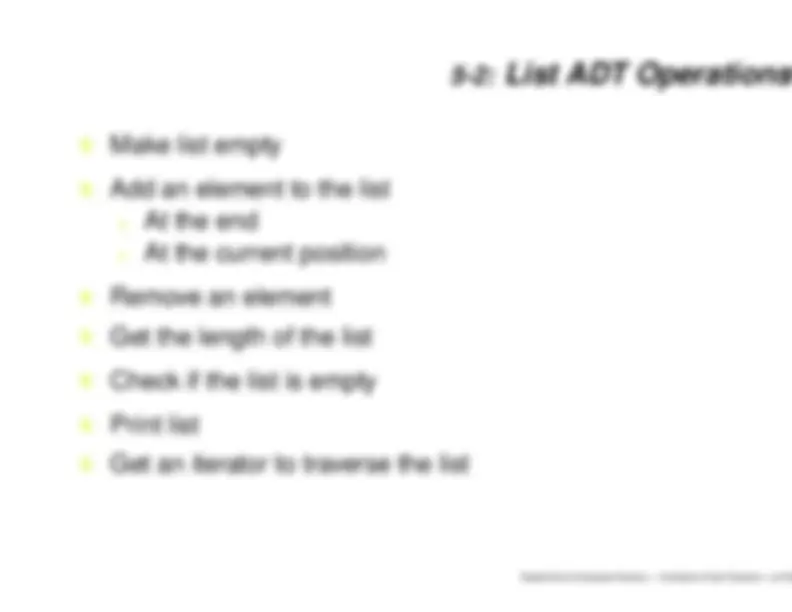 Data Structures and Algorithms: Lists and Iterators | Papers Data Structures and Algorithms ...