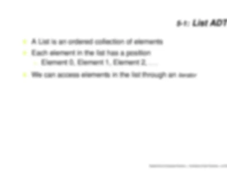 Data Structures and Algorithms: Lists and Iterators | Papers Data Structures and Algorithms ...