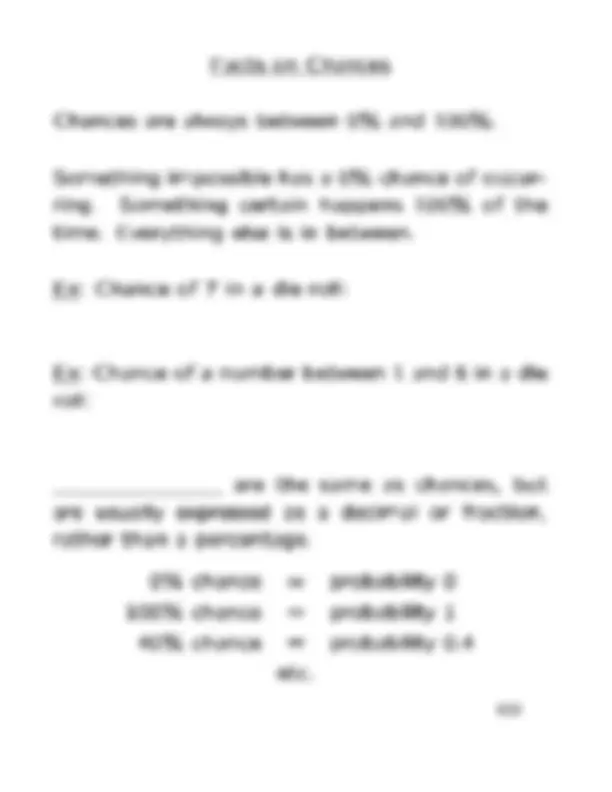 What are the Chances - Introduction to Statistics | STAT 1040 | Study ...