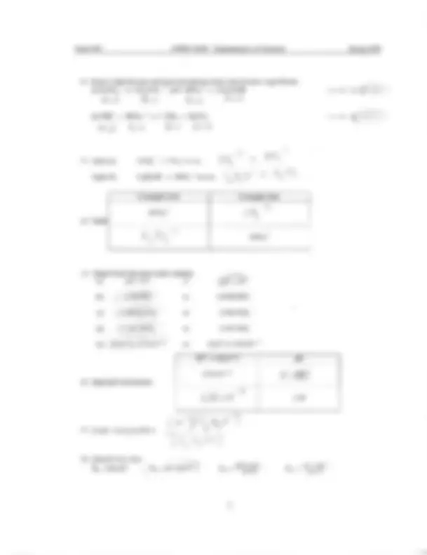 Exam with Answers Sheet - Fundamentals of Chemistry | CHEM 10050 ...