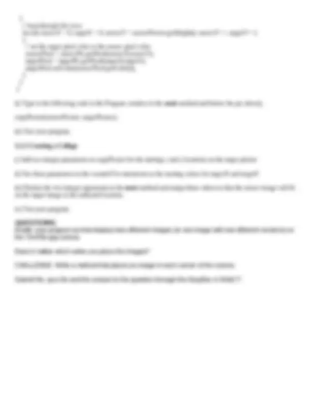 Modifying Pictures in Matrix: Copying and Transforming (Lab 14 Part 2) | Lab Reports Computer ...