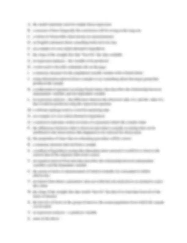 In-Class Assignment for BUSA 3110: Selecting the Best Statement for ...