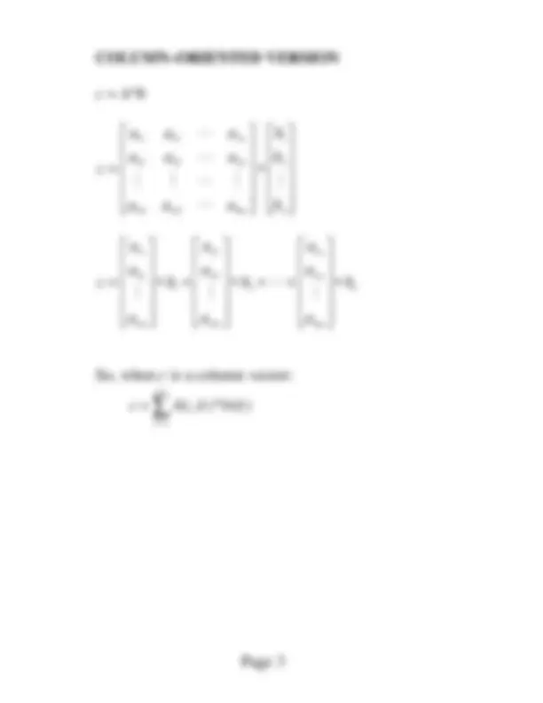 Matrix Multiplication: Inner Product and Outer Product - Prof. Marc ...