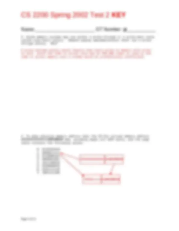Virtual Memory and Process Scheduling Problem Set | Exams Computer Science | Docsity