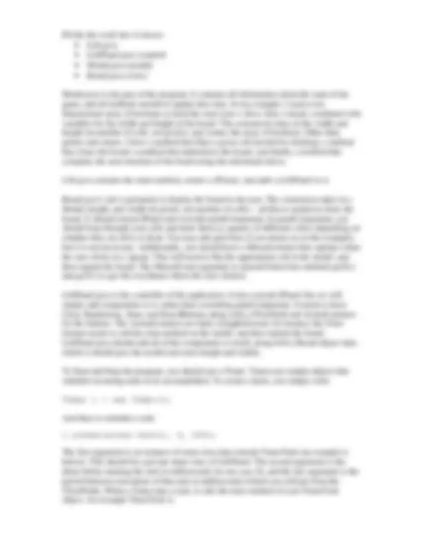 Assignment - Description of Game - Introduction Object Oriented Programming | CS 1331 ...