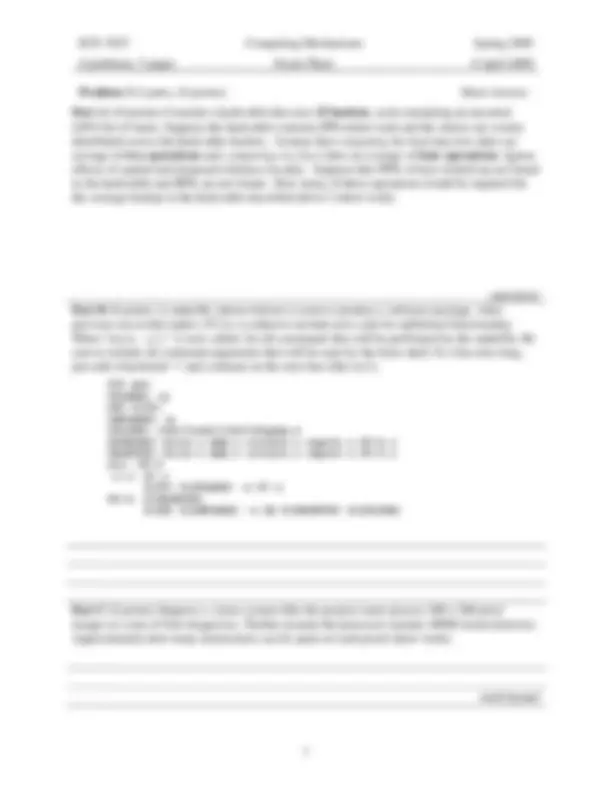 Exam 3 Problems for Mechanisms for Computing Systems | ECE 3035 | Exams Electrical and ...
