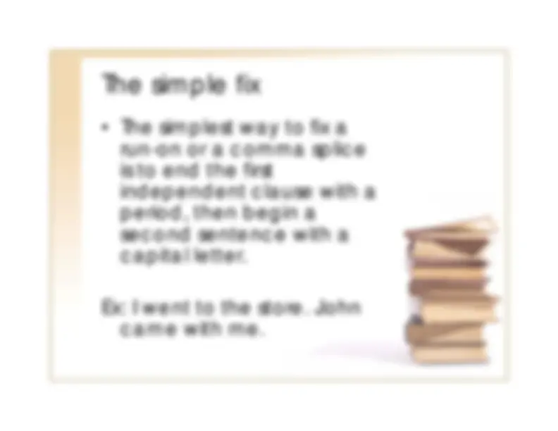 Identifying and Correcting Run-On Sentences: Comma Splices and ...