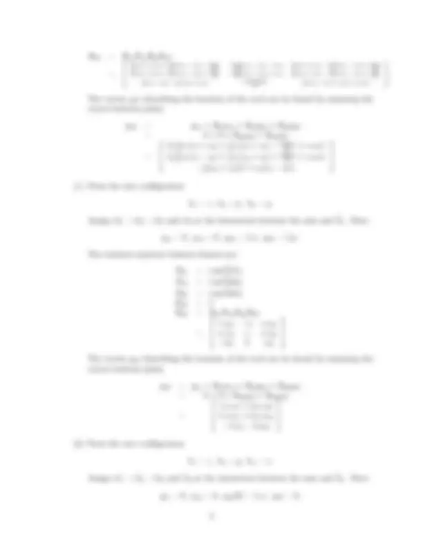 Homework 3 Solutions for Robotics and Automation | ECSE 4480 | Assignments Robotics | Docsity