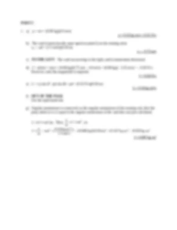 Physics I Quiz 2 Answers for PHYS-1100 | Quizzes Physics | Docsity