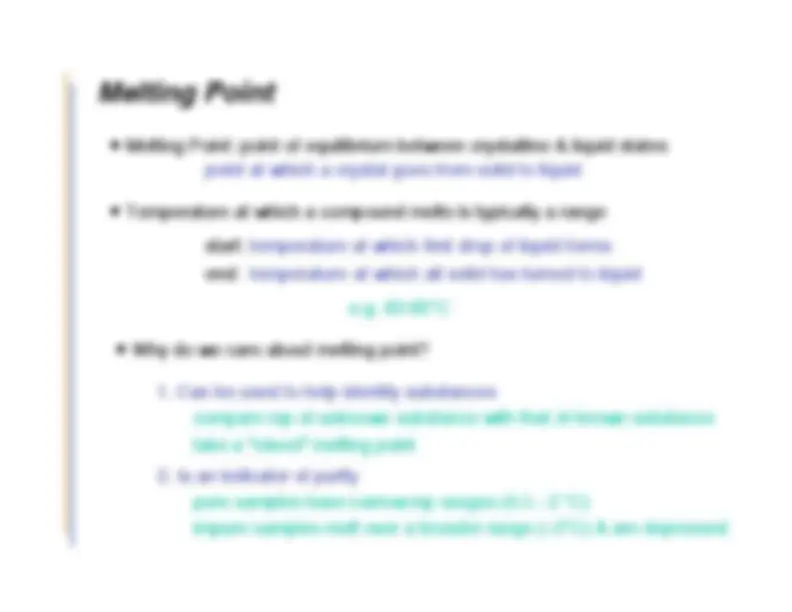 Recrystallization and Melting Point - Experiment II | CHE 276 | Lab ...