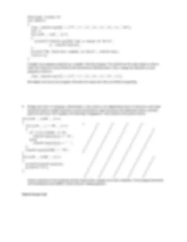 Arrays Lab for Operating Systems - Spring 2005 | CSC 1600 | Lab Reports Operating Systems | Docsity